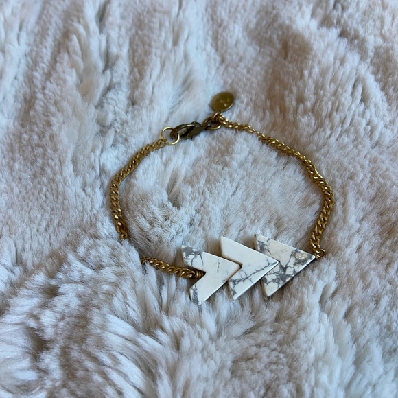 Larissa Loden | Jewelry | Larissa Loden Marble Arrow Bracelet | Poshmark